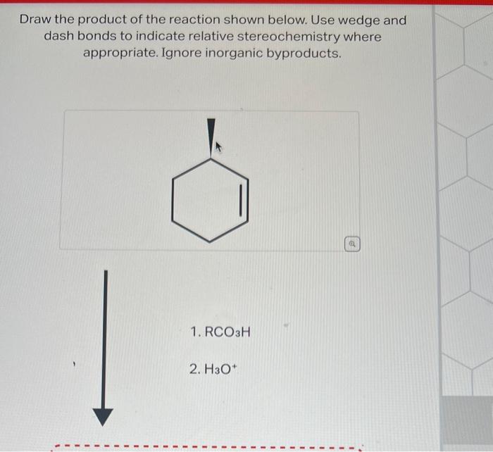 Solved Draw two major products of this reaction. Use a dash | Chegg.com