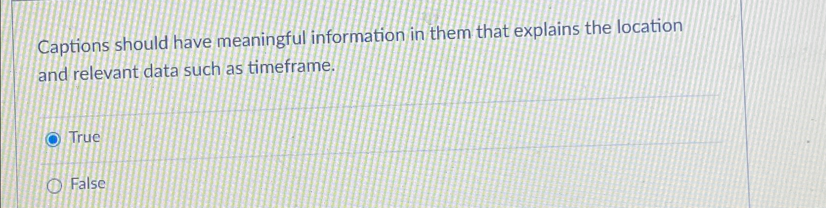 Solved Captions should have meaningful information in them | Chegg.com