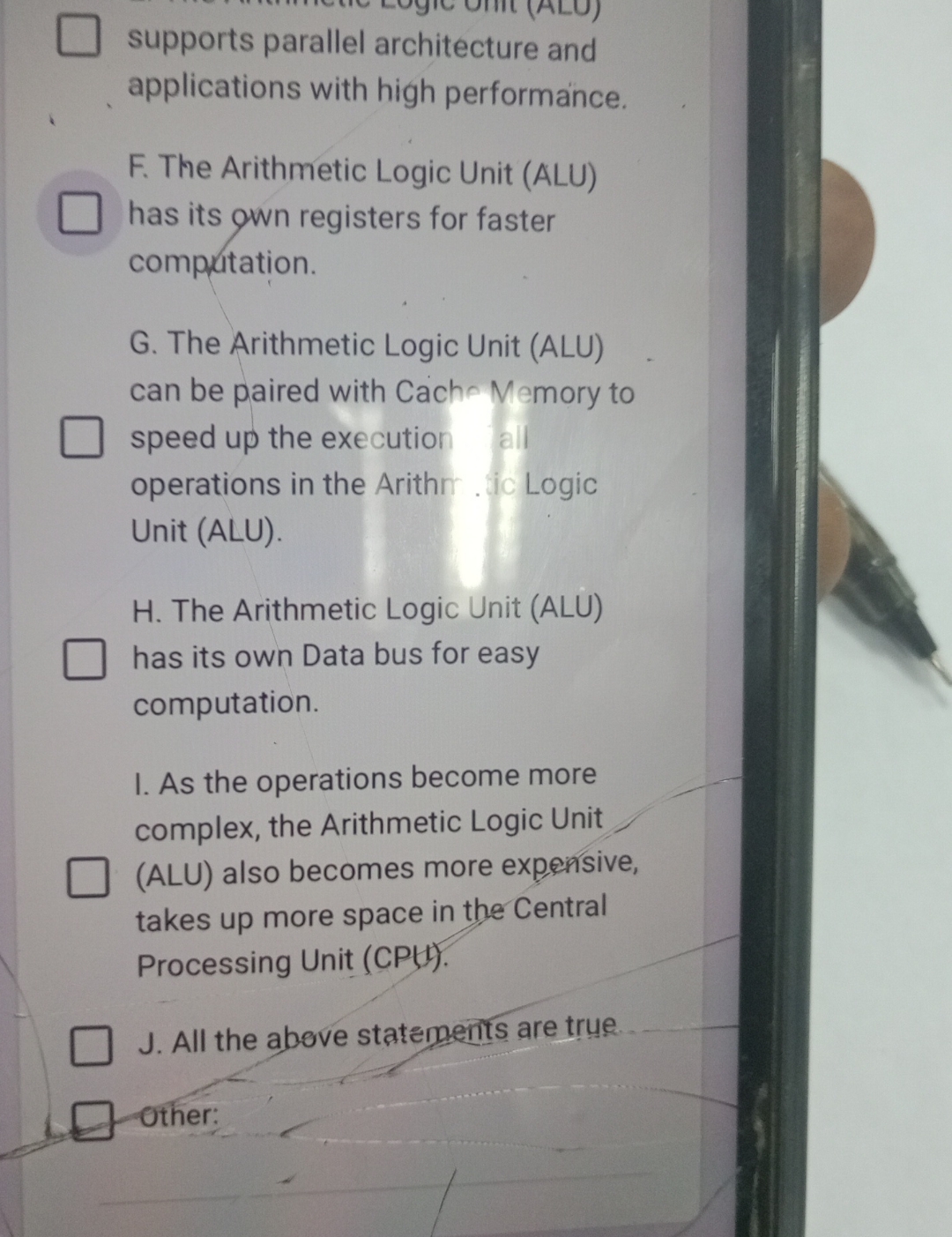 Solved supports parallel architecture and applications with | Chegg.com