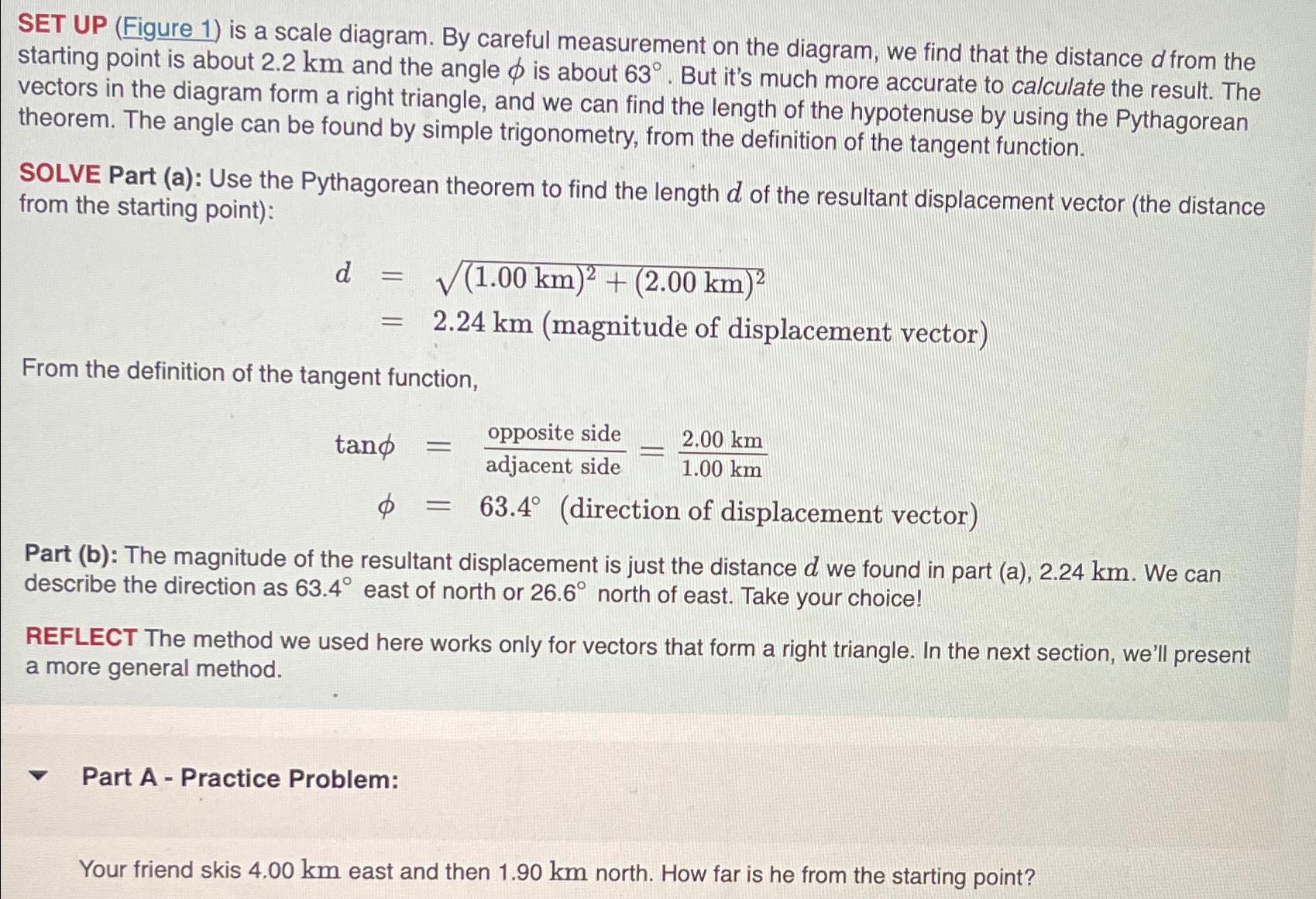 Solved SET UP (Figure 1) is a scale diagram. By careful | Chegg.com
