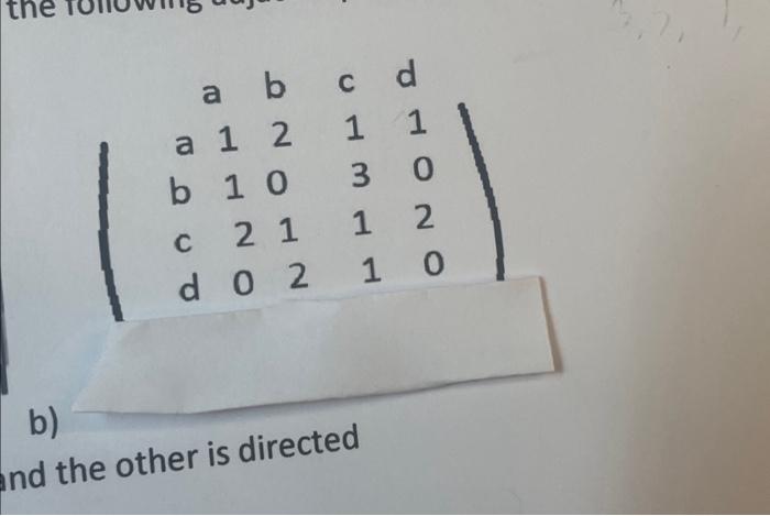 5) Using the matrix in 3b do the following: Find R by | Chegg.com