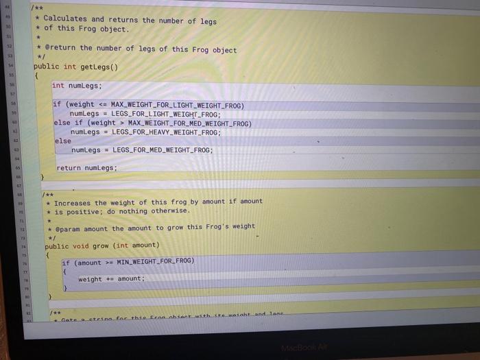 Solved 1 port Java class ArrayList /** + Manages an array | Chegg.com