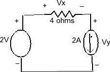Solved For the circuit find Vx and Vy | Chegg.com