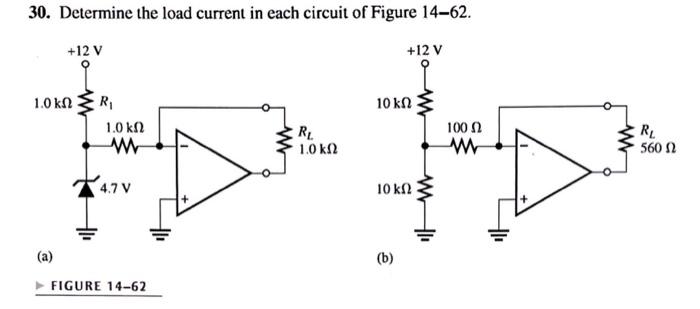 Solved 30. Determine the load current in each circuit of | Chegg.com