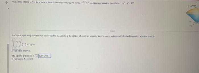 Solved Uee a trale integrici to find the vulume of the polid | Chegg.com