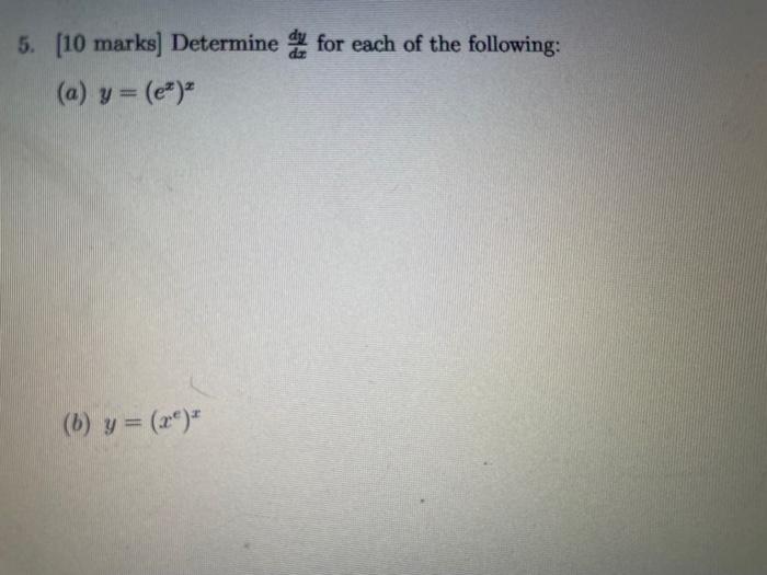 Solved 1. [6 marks] Evaluate the following limits using any | Chegg.com