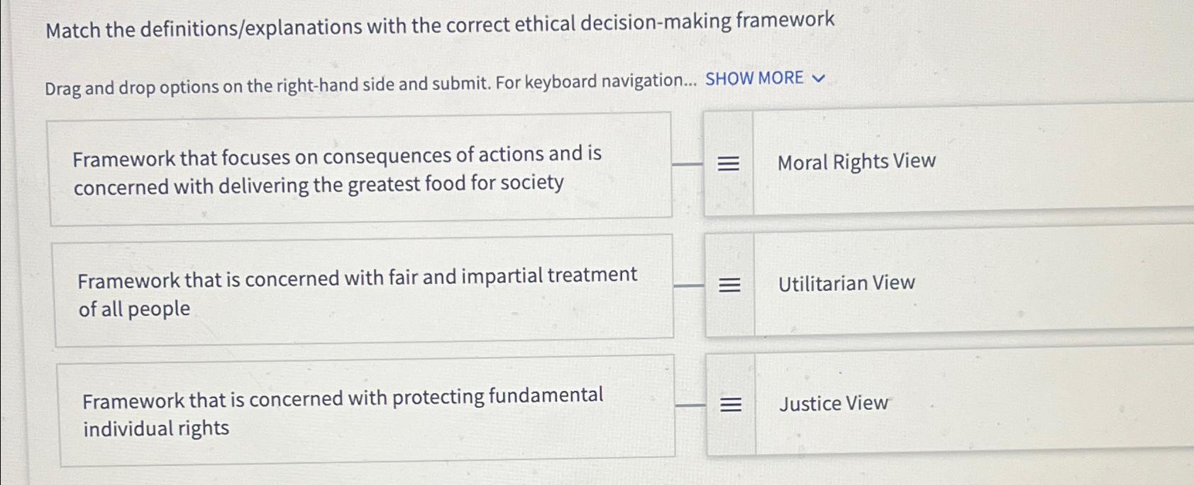 Solved Match the definitions/explanations with the correct | Chegg.com