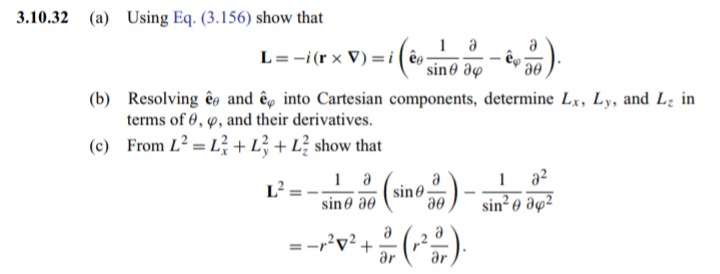 Solved (a) Using Eq. (3.156) show that | Chegg.com