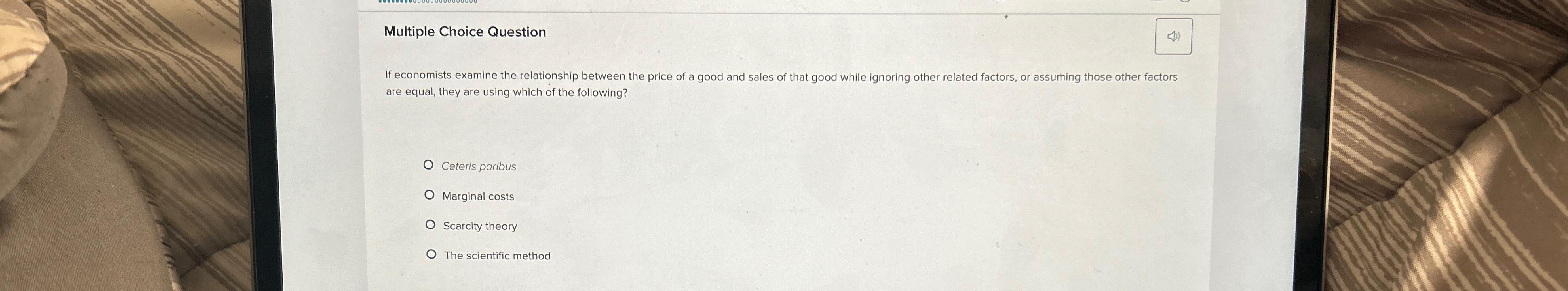 Solved Multiple Choice QuestionIf economists examine the | Chegg.com