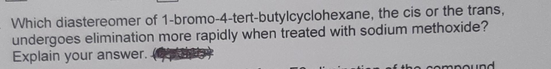 Solved Which diastereomer of | Chegg.com