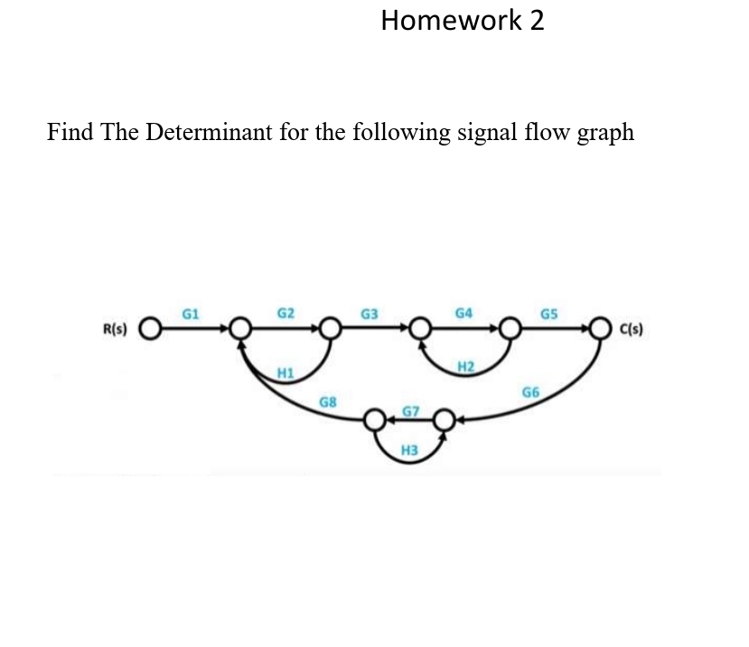 Solved Homework 2Find The Determinant for the following | Chegg.com