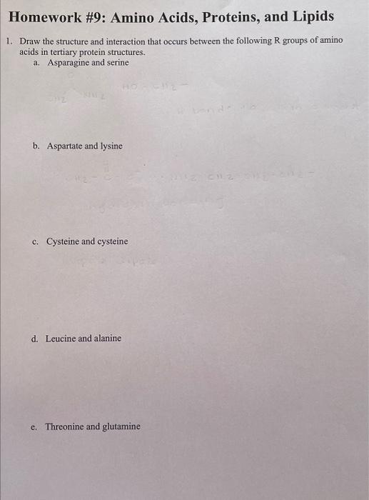Solved please draw the structures | Chegg.com