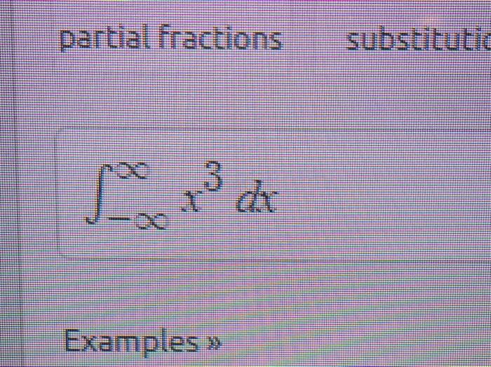 Solved partial fractions substitutio L 3 x dx Examples | Chegg.com