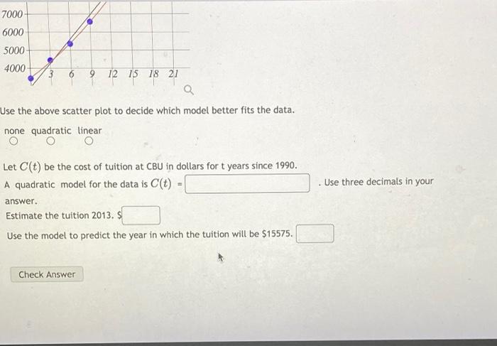 Solved The following table shows the tuition for a semester | Chegg.com