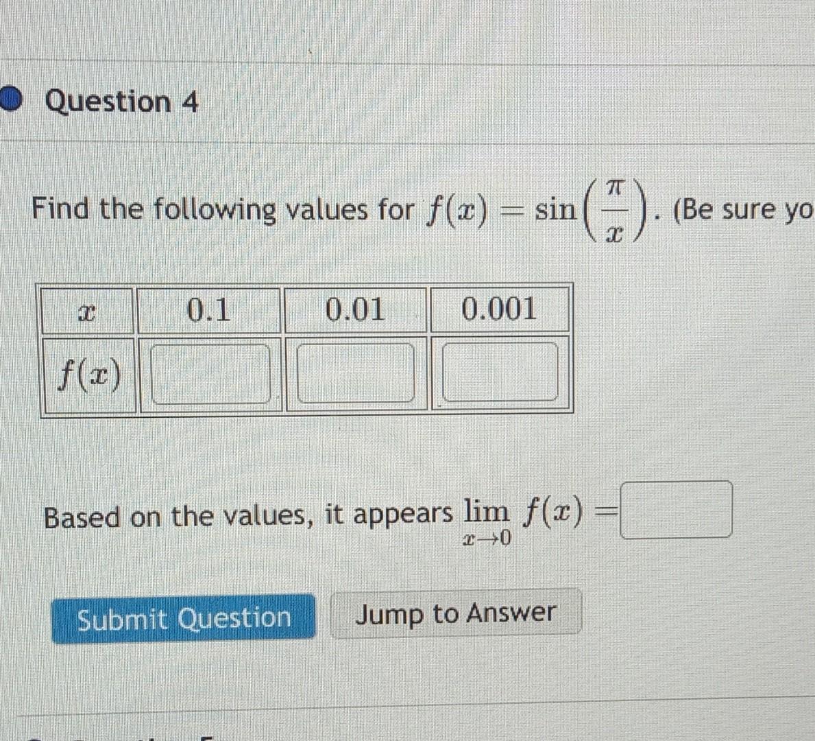 Solved Question 1 Estimate the limit numerically or state | Chegg.com