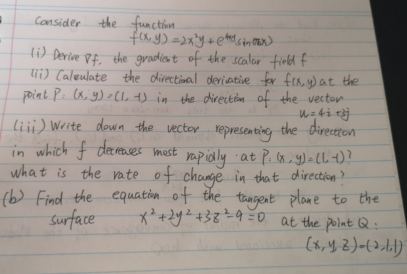 Solved Consider The Function F X Y 2x²y Any Sin 176x