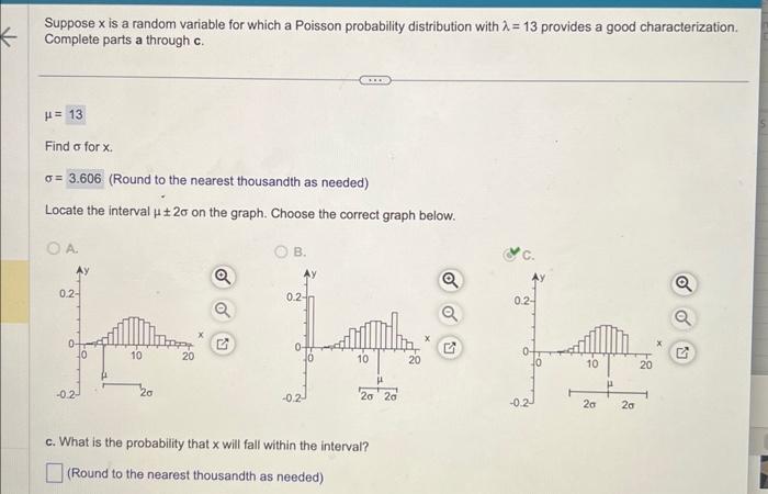 Solved Suppose x is a random variable for which a Poisson | Chegg.com