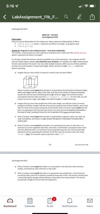 Solved Lab Assignment All INGR 102-F2021 Lab Assignment | Chegg.com