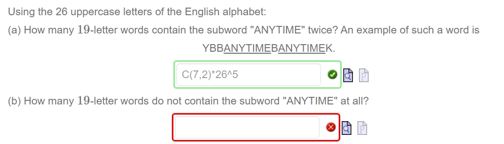 Solved Using the 26 ﻿uppercase letters of the English | Chegg.com