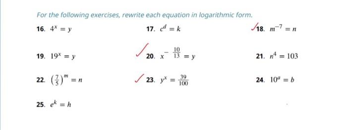 Solved For the following exercises, rewrite each equation in | Chegg.com
