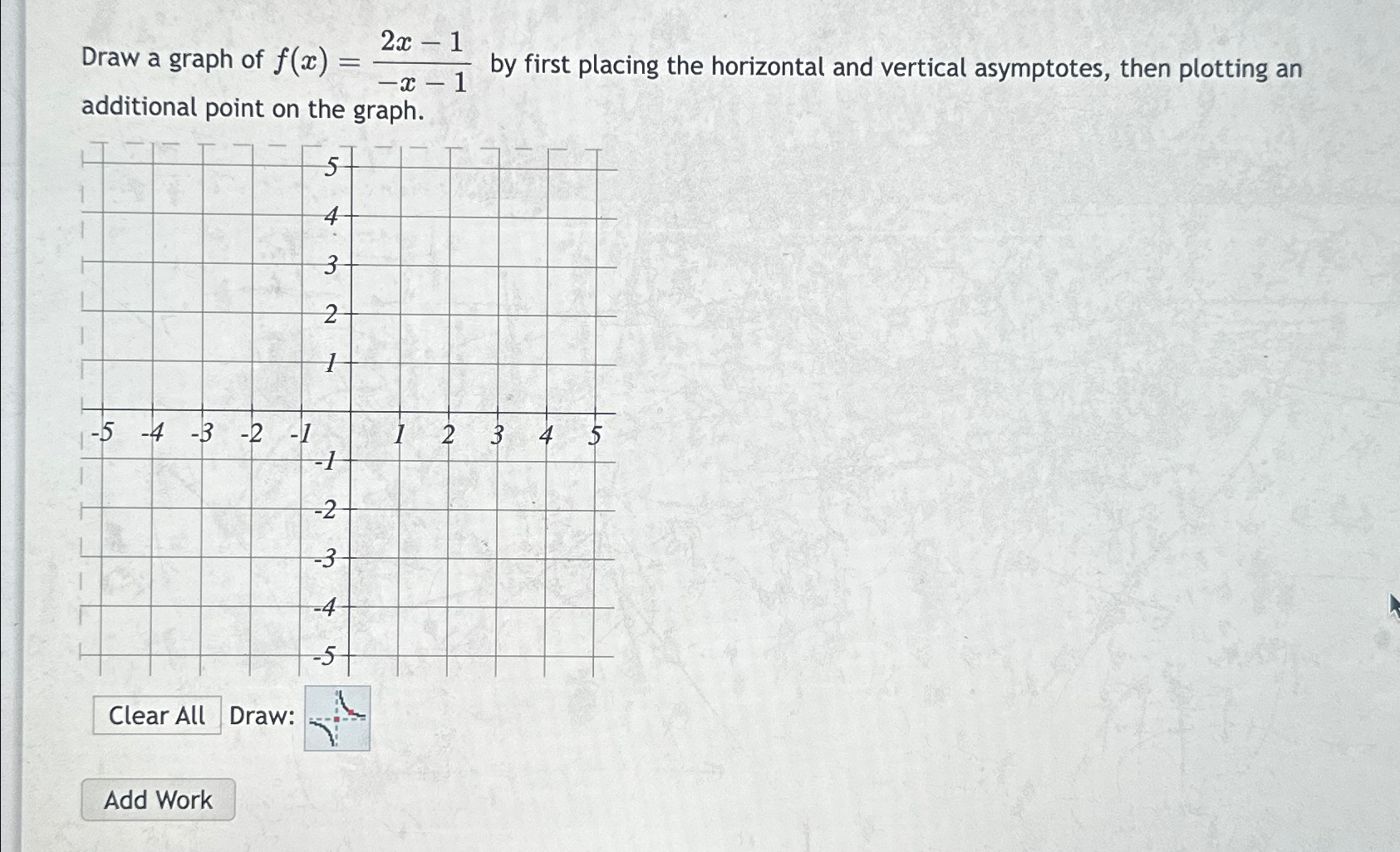Solved Draw a graph of f(x)=2x-1-x-1 ﻿by first placing the | Chegg.com