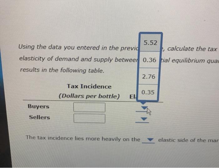 Solved CENGAGE MINDTAP Homework (Ch 05) 10. Price elasticity | Chegg.com