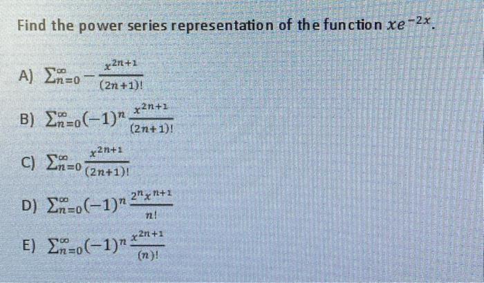 Solved Find the power series representation of the function | Chegg.com