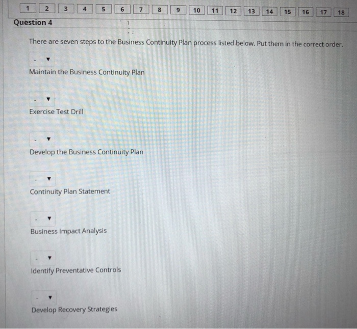 Solved Question 1 What type of BCP test involves having all | Chegg.com