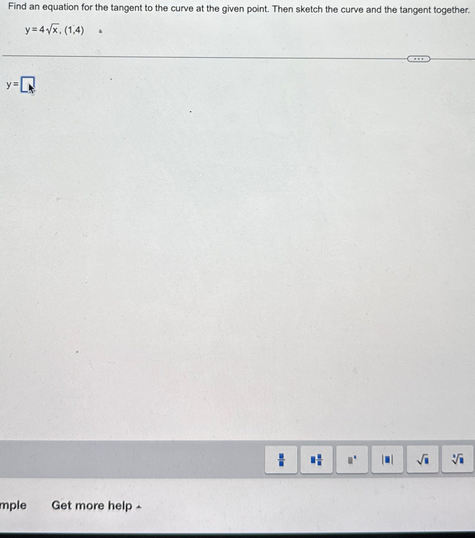 Solved Find an equation for the tangent to the curve at the | Chegg.com