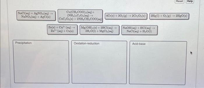 Solved NaCl(aq) + AgNO3(aq) → NaNO3(aq) + AgCl(s) | Chegg.com