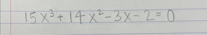 Solved i need to find the zeros USING SYNTHETIC DIVISION | Chegg.com