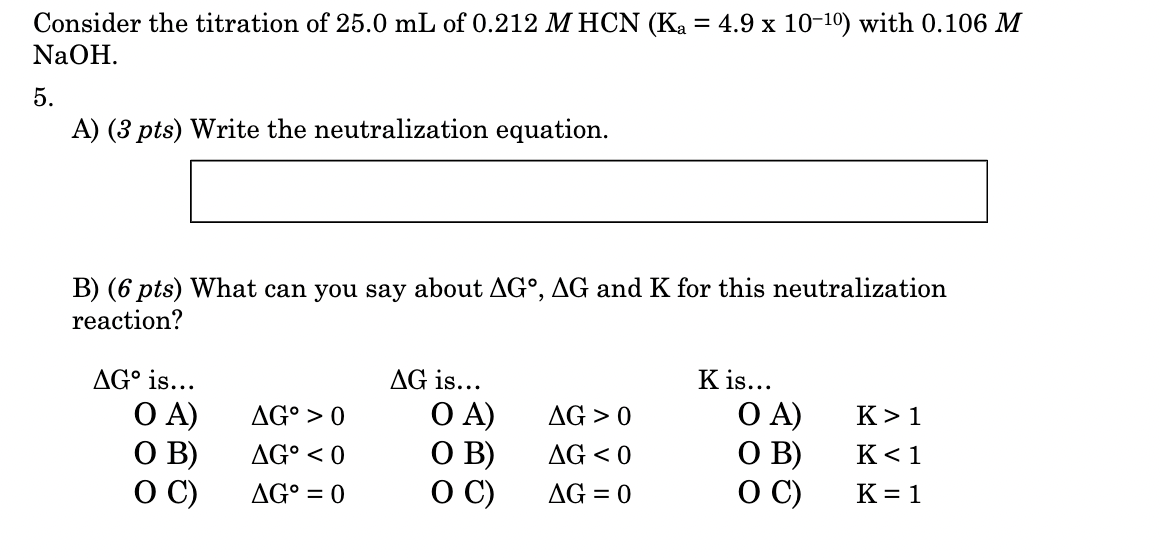 Solved Consider the titration of 25.0mL ﻿of | Chegg.com
