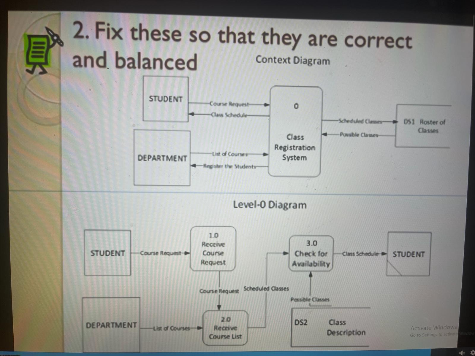 Solved Fix these so that they are correctand balancedContext | Chegg.com