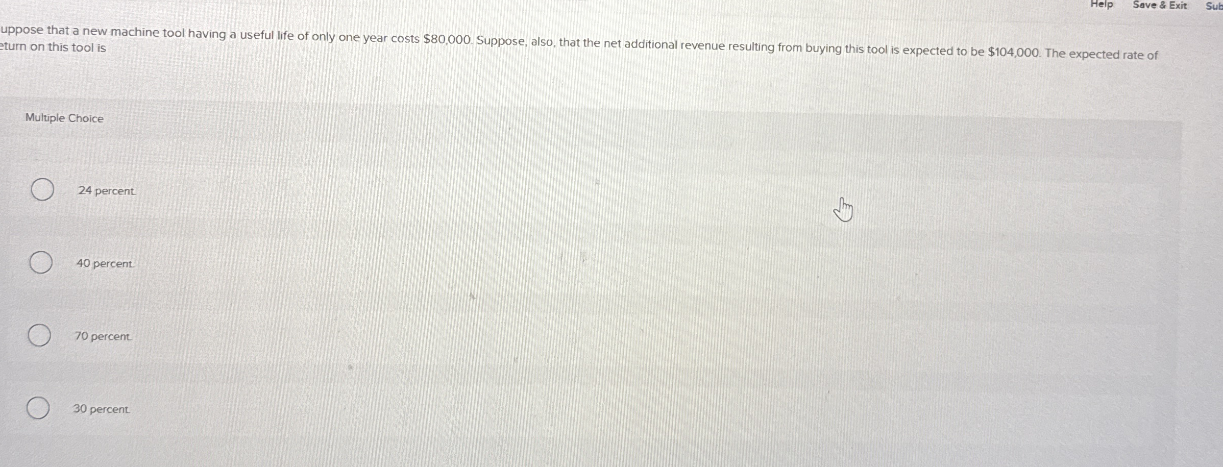 Solved Helpuppose that a new machine tool having a useful | Chegg.com