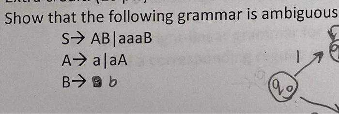 Solved Show that the following grammar is ambiguous | Chegg.com