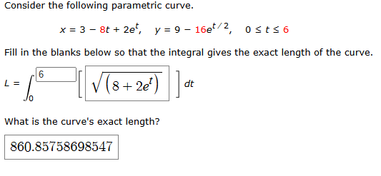 Solved Consider the following parametric | Chegg.com