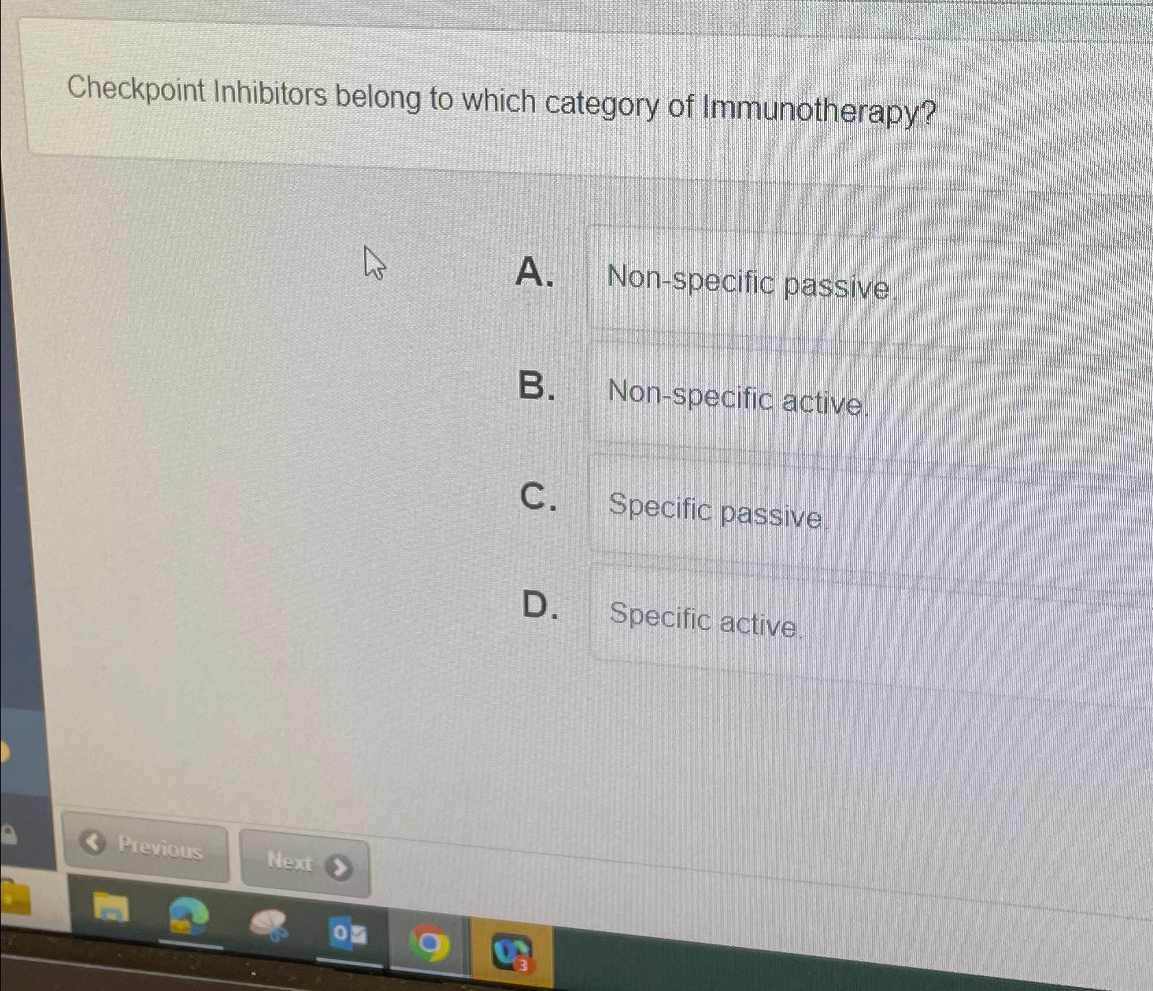 Solved Checkpoint Inhibitors belong to which category of | Chegg.com