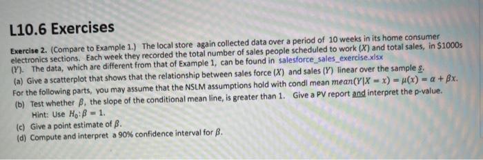 Solved L10.6 Exercises Exercise 2. (Compare to Example 1.) | Chegg.com