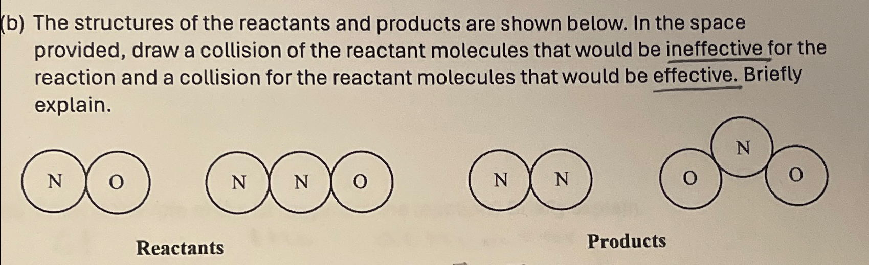 Solved (b) ﻿The structures of the reactants and products are | Chegg.com
