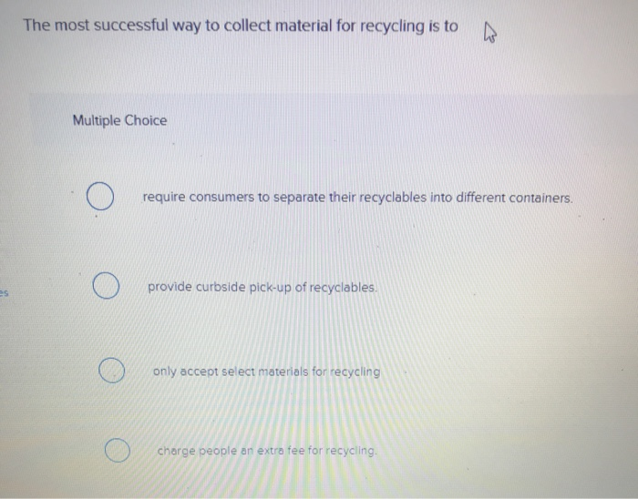 Solved The most successful way to collect material for | Chegg.com