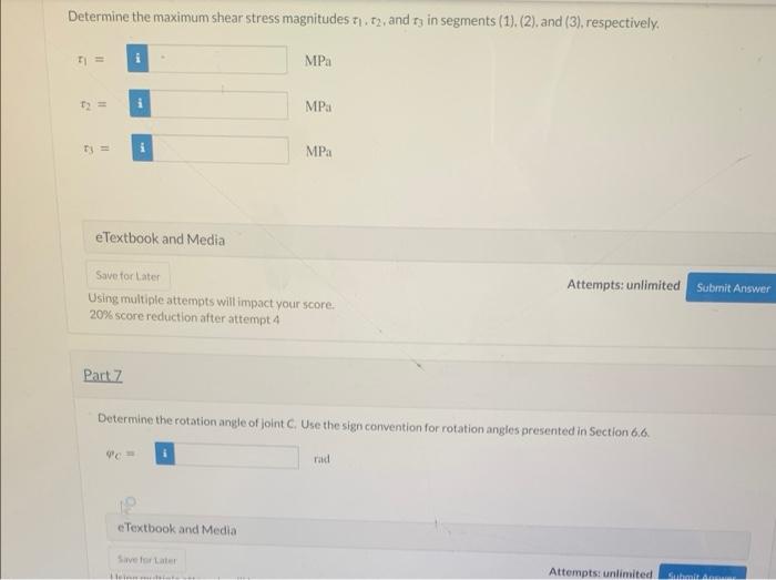 Solved The torsional assembly shown in Figure P6.46 consists | Chegg.com