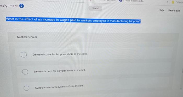 Solved V new study Other be assignment 6 Saved Help Save & | Chegg.com