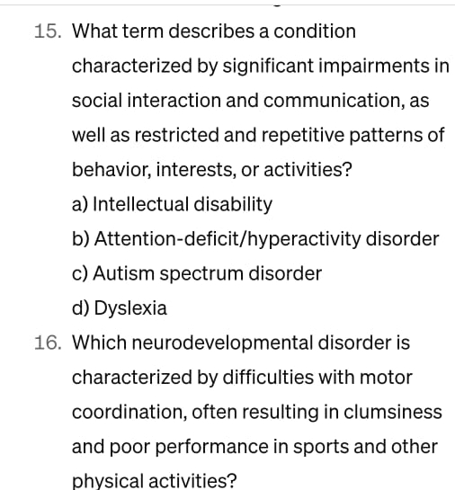 Solved What term describes a condition characterized by | Chegg.com
