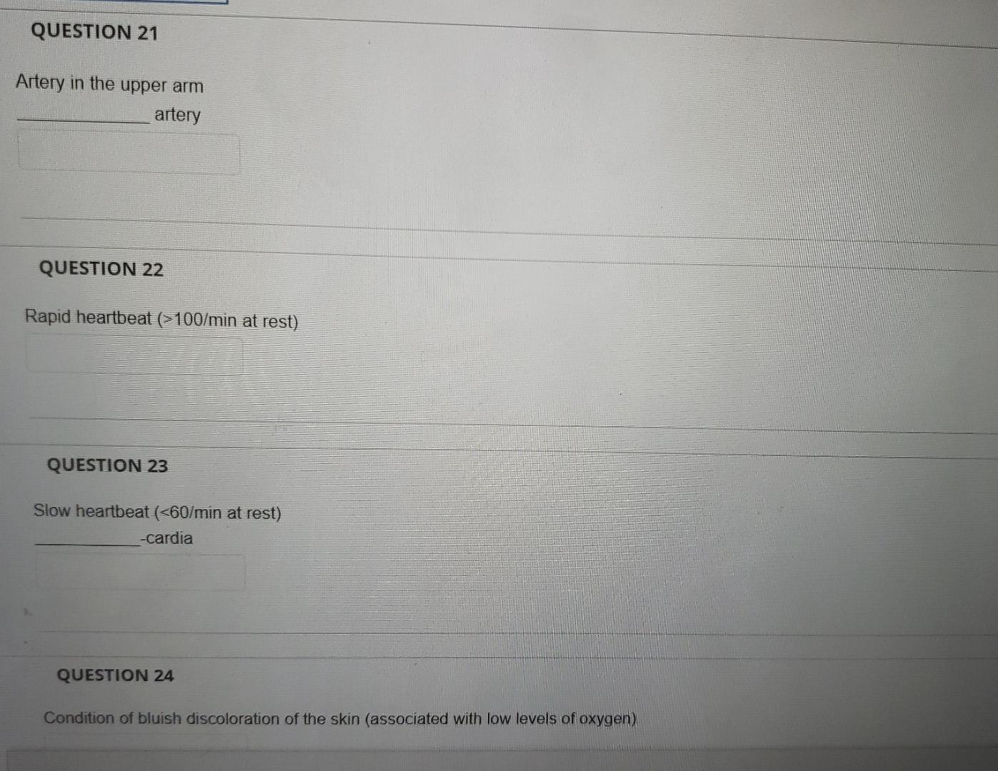 Solved Pletion Status Use Your Knowledge Of Medical