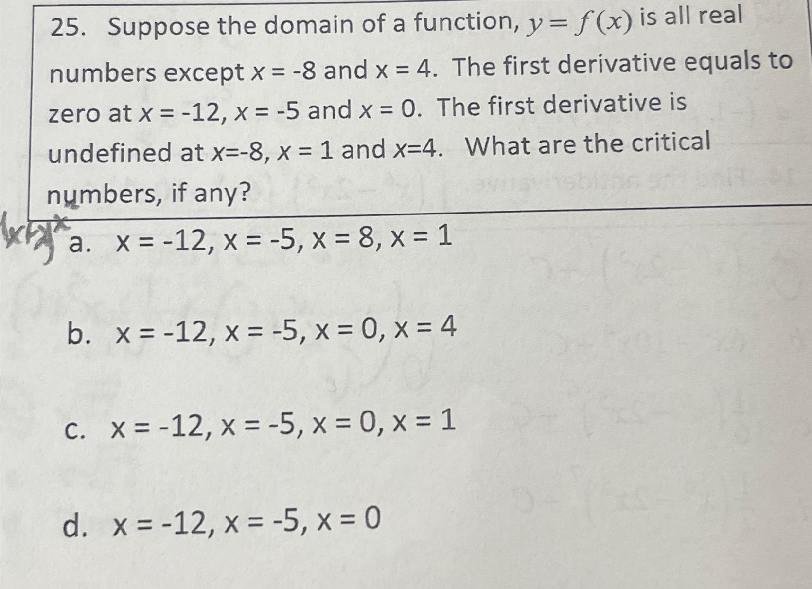 Solved Suppose the domain of a function, y=f(x) ﻿is all real | Chegg.com