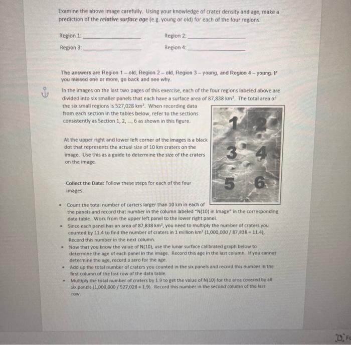 Solved Introduction Impact craters are the dominant landform | Chegg.com