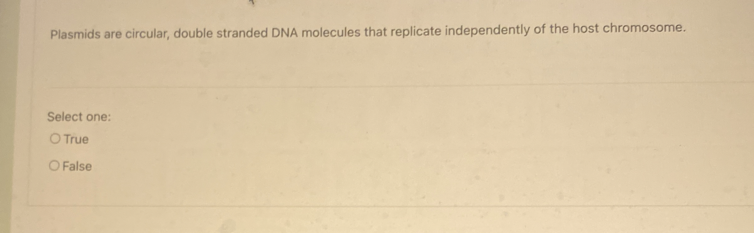 Solved Plasmids are circular, double stranded DNA molecules | Chegg.com