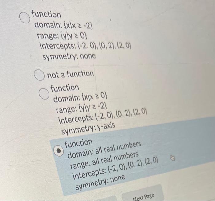 Solved Determine whether the graph is that of a function. If | Chegg.com
