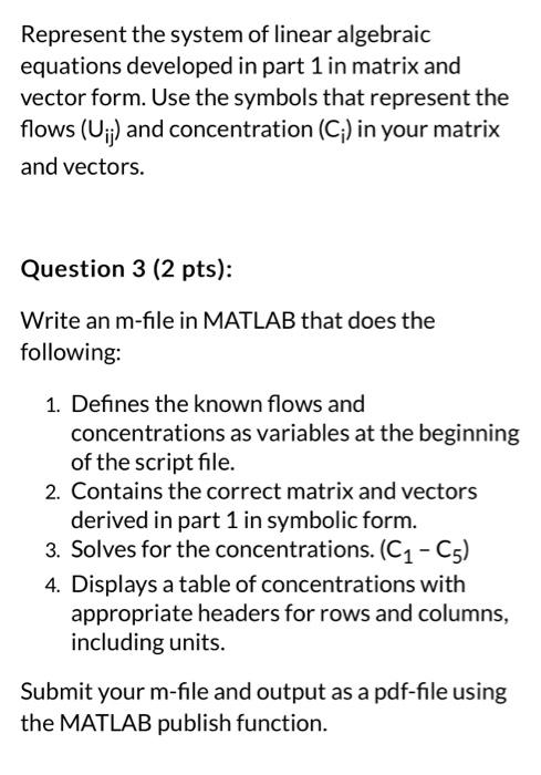 Given the following configuration of tanks at | Chegg.com