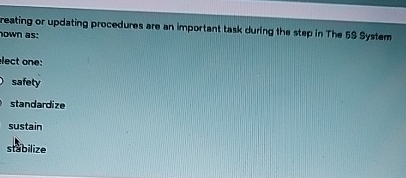 Solved creating or updating procedures are an important task | Chegg.com